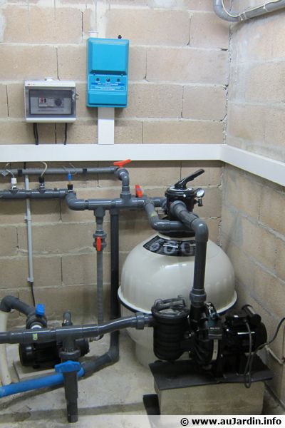 Le local technique de la piscine