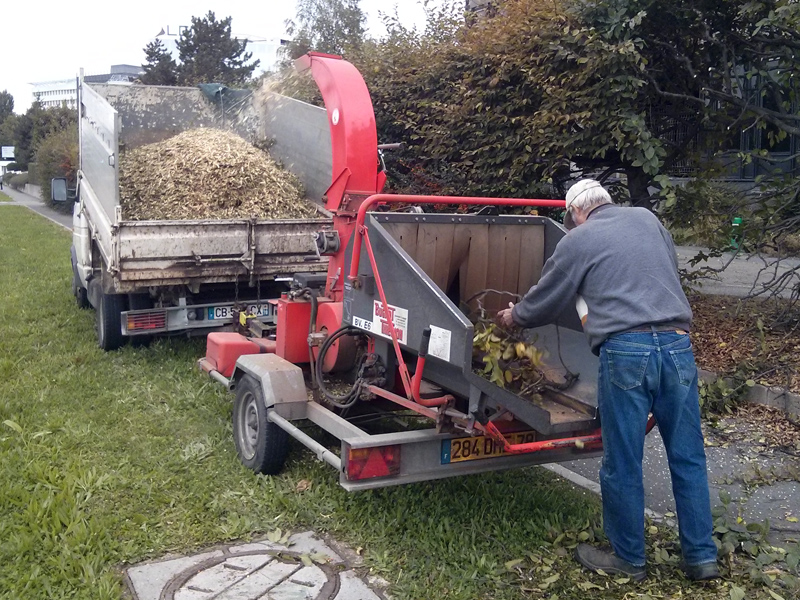 Le broyage des végétaux